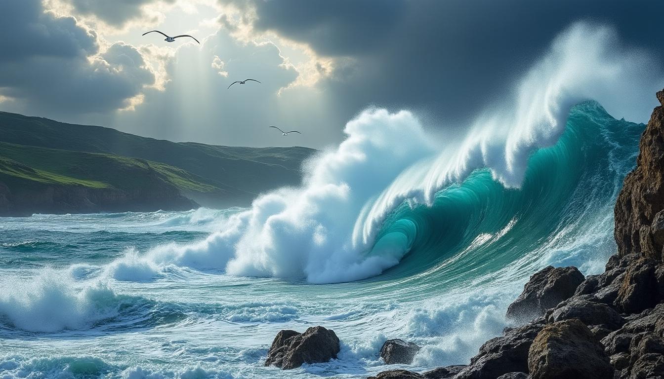 Erin : des vagues majestueuses de la Bretagne au Pays Basque